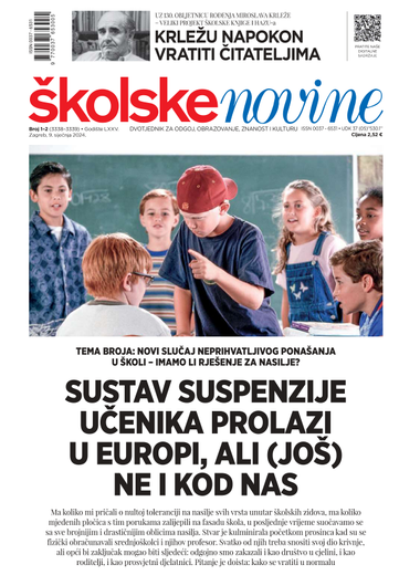 Izdanja | Školske novine | Sustav suspenzije učenika prolazi u Europi ...